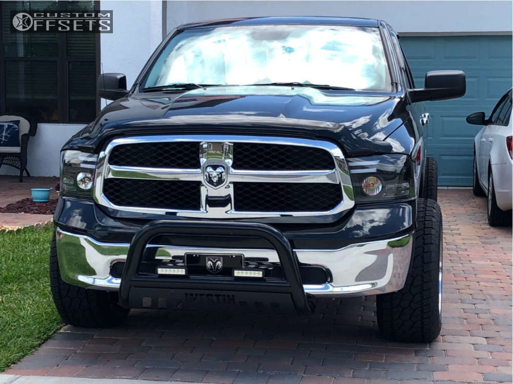 2017 Ram 1500 with 20x12 -44 Dropstars 654V and 33/12.5R20 Radar ...