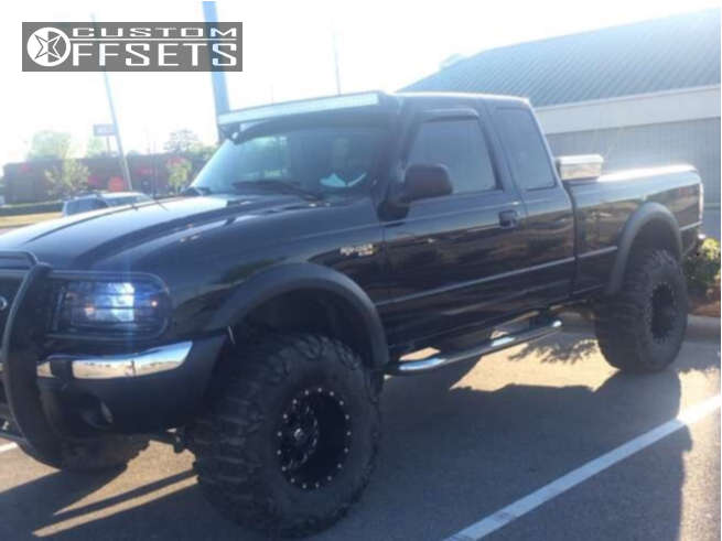 2003 Ford Ranger with 15x10 -43 Fuel Revolver and 33/13.5R15 Nitto Mud ...