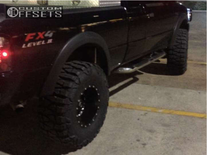 2003 Ford Ranger with 15x10 -43 Fuel Revolver and 33/13.5R15 Nitto Mud ...