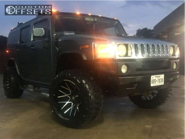 2005 HUMMER H2 with 22x14 -76 Dropstars 654mb and 325/50R22 AMP Mud ...