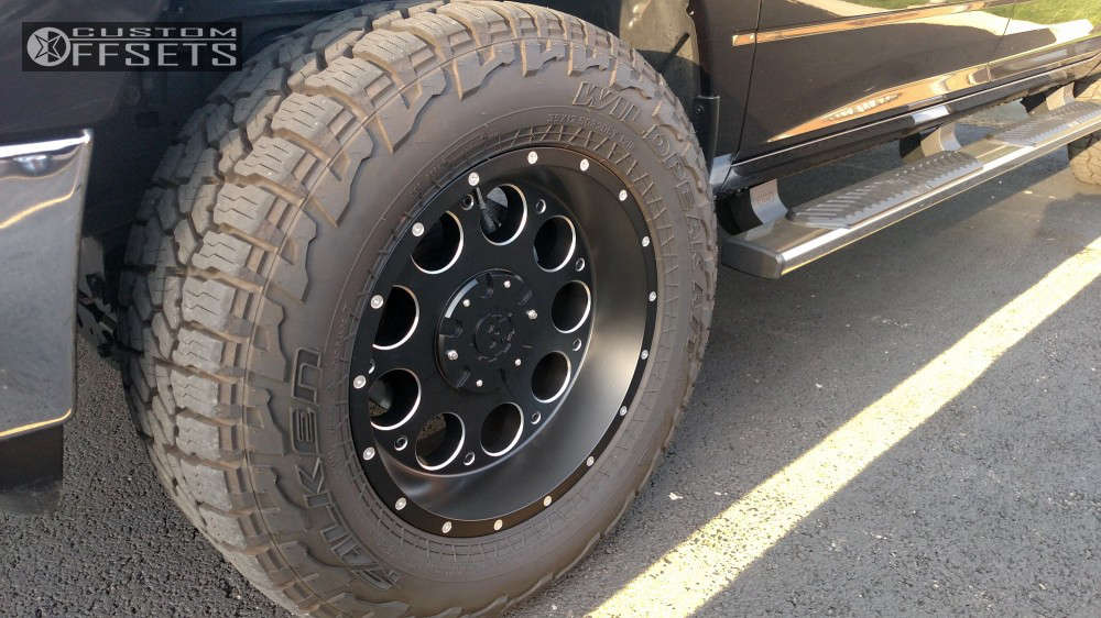 2015 Ram 1500 with 20x10 -12 Fuel Revolver and 35/12.5R20 Falken ...