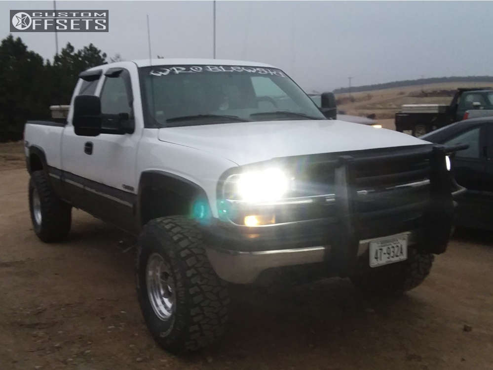 2002 Chevrolet Silverado 1500 with 16x10 -25 Pro Comp 69 and 315/75R16 ...