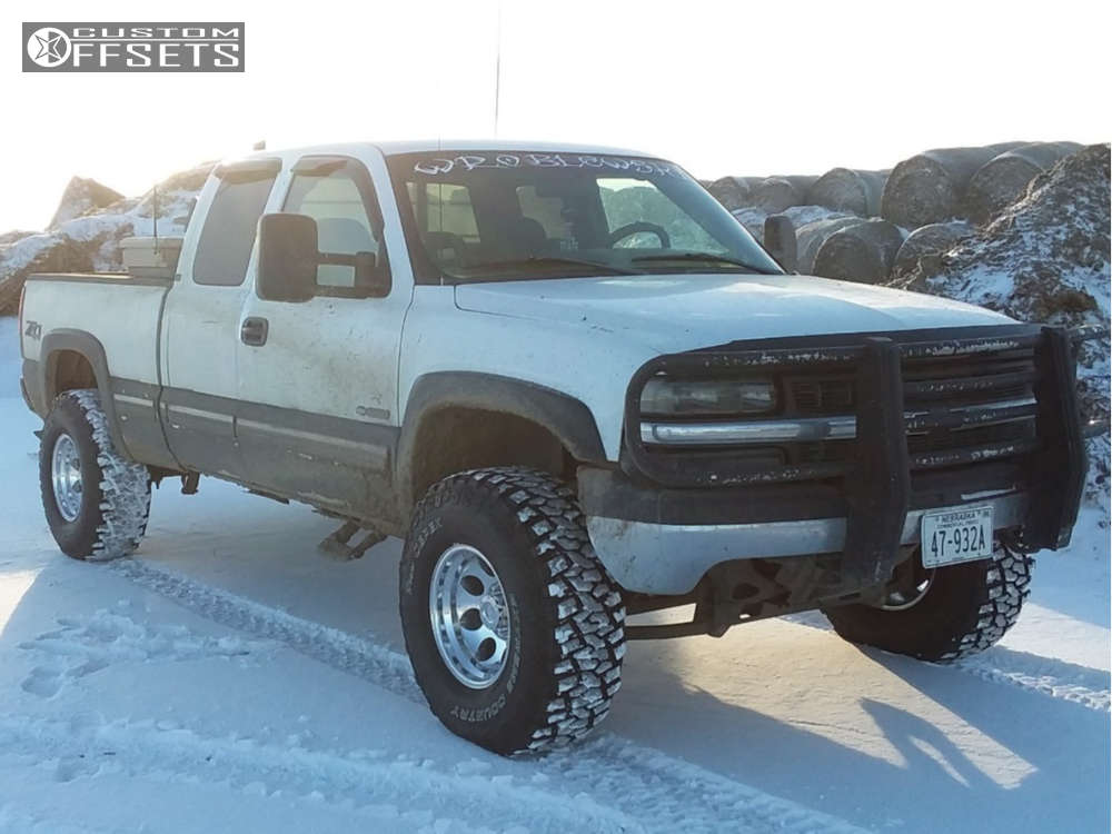 2002 Chevrolet Silverado 1500 with 16x10 -25 Pro Comp 69 and 315/75R16 ...