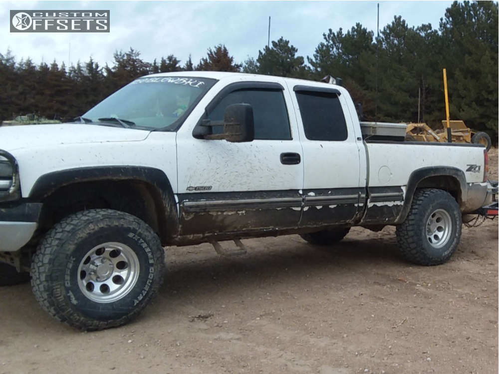 2002 Chevrolet Silverado 1500 with 16x10 -25 Pro Comp 69 and 315/75R16 ...
