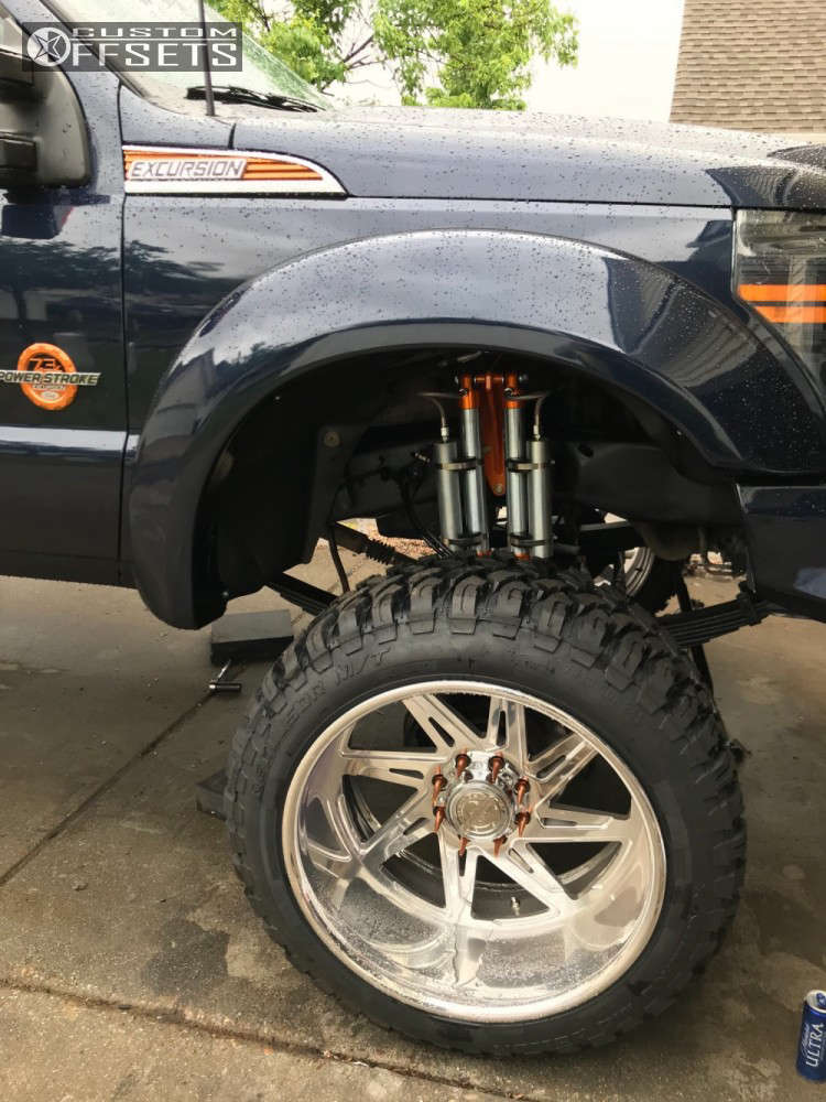 2002 Ford Excursion with 24x14 -70 Centerline Forged Ft1 and 37/13.5R24 ...
