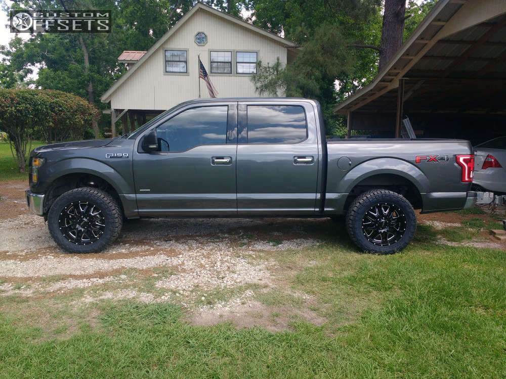 2016 Ford F-150 with 20x9 18 Ultra Hunter and 295/55R20 Nitto Ridge ...