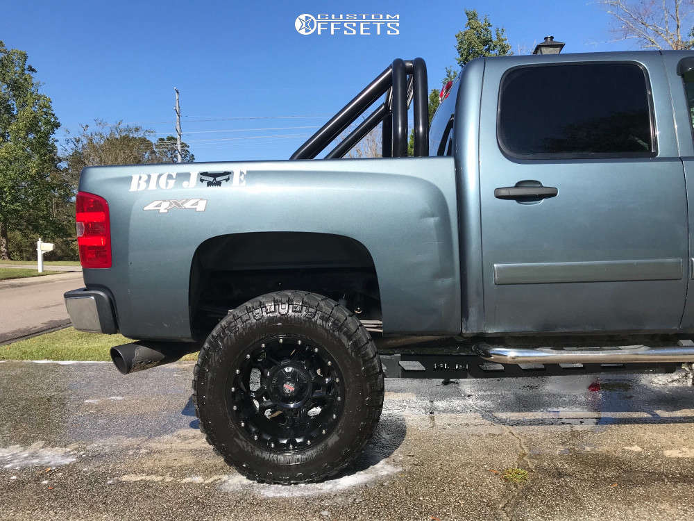 2008 Chevrolet Silverado 1500 with 20x12 -44 Centerline Zodiac and 37/ ...