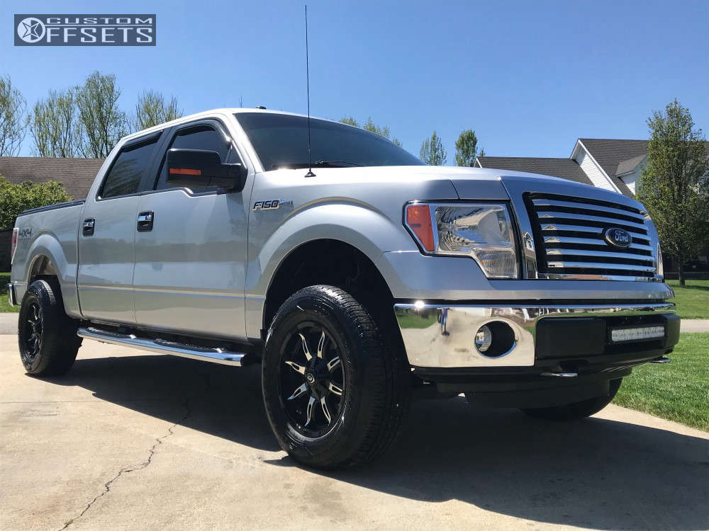 2012 Ford F-150 with 18x9 -12 Vision Manic and 265/60R18 Goodyear ...