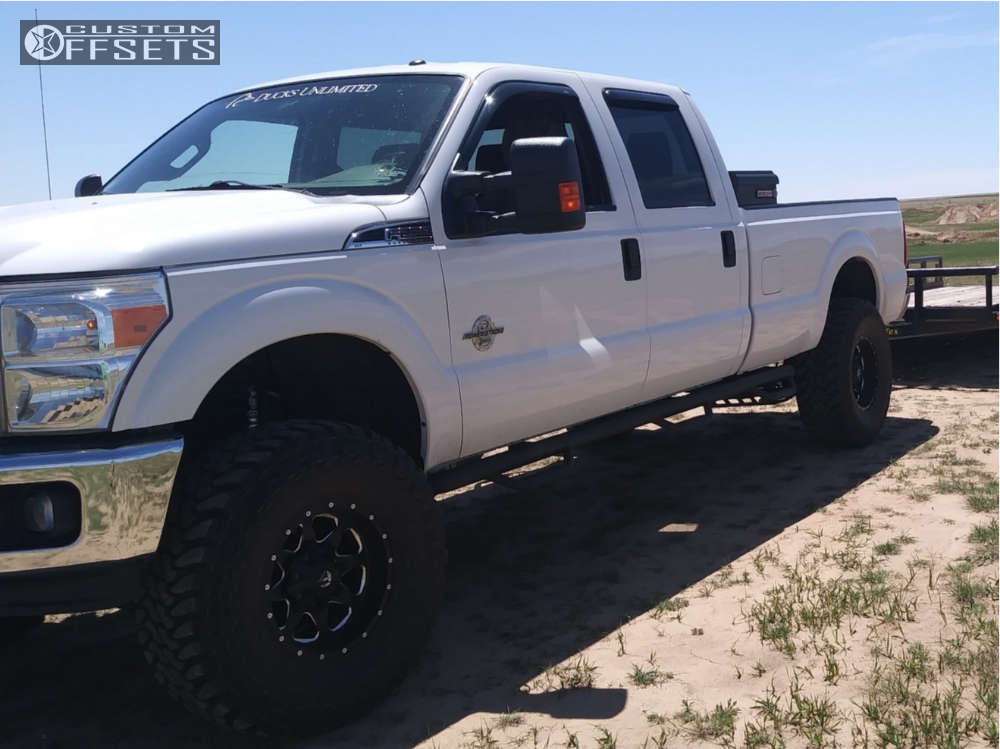 2014 Ford F-250 Super Duty with 17x9 -12 Fuel Boost and 37/13.5R17 Toyo ...