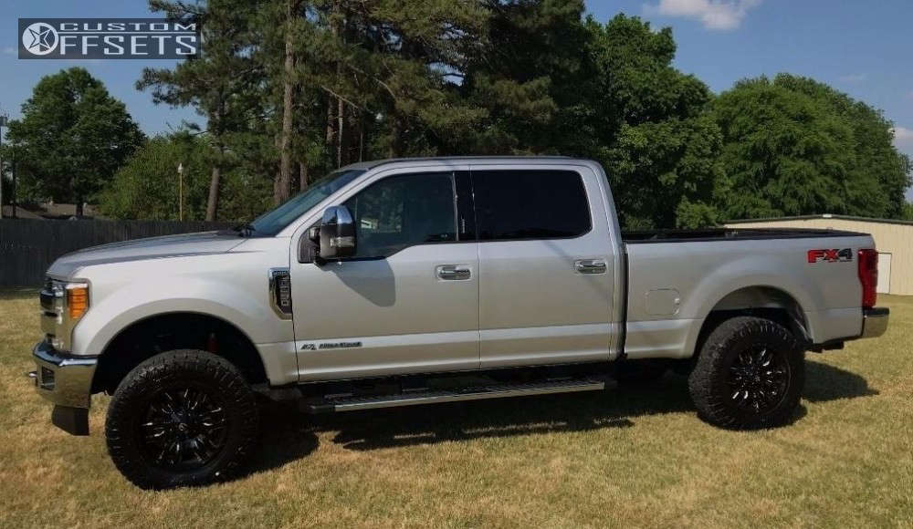 2017 Ford E-250 with 20x9 1 Fuel Sledge and 295/65R20 Nitto Ridge ...