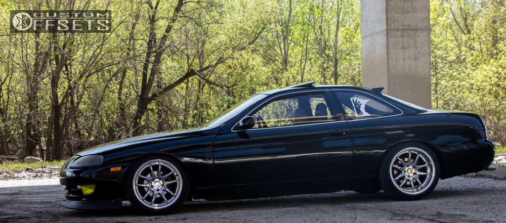 1992 Lexus SC300 with 18x9.5 22 Aodhan DS02 and 225/45R18 Michelin All ...