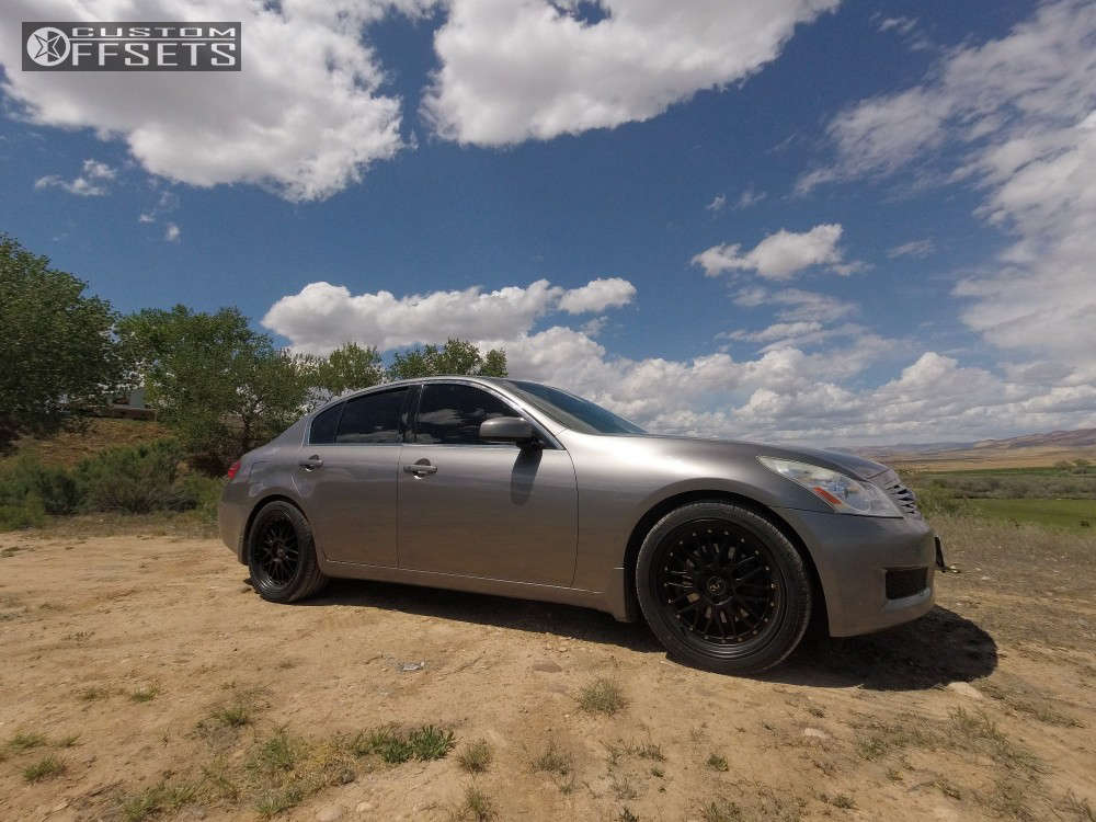 2007 INFINITI G35 with 19x8.5 35 JNC JNC005 and 245/40R19 Westlake Sa07 ...