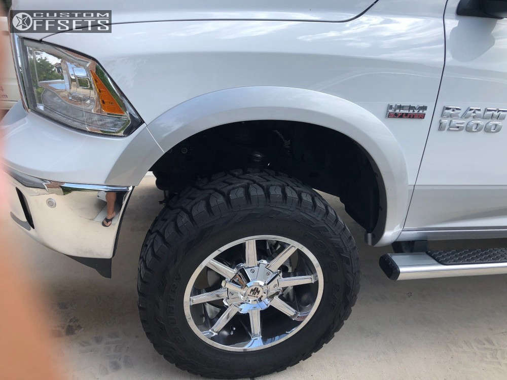 2017 Dodge Ram 1500 with 20x9 0 Mayhem Arsenal and 35/12.5R20 Toyo ...