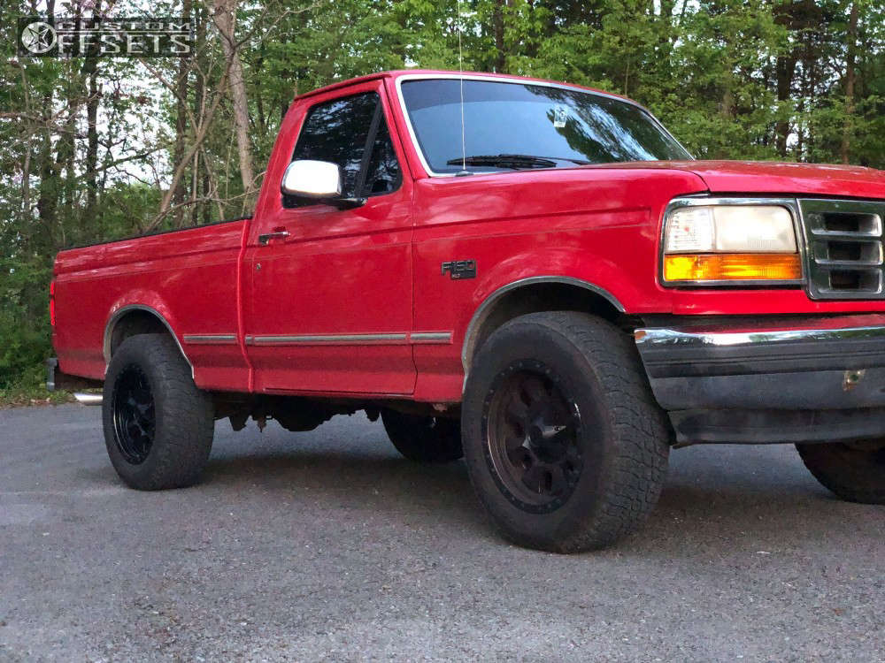 1996 Ford F-150 with 18x9 0 Dirty Life Ironman and 285/60R18 Nitto ...