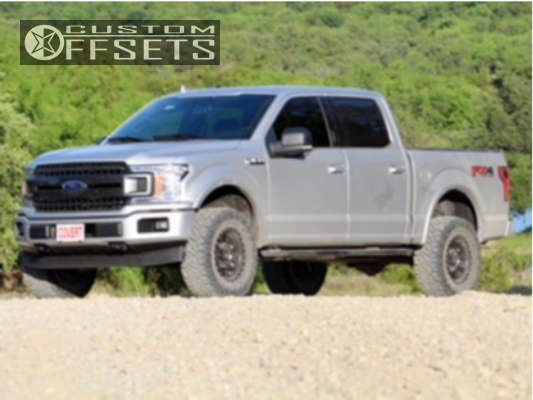 2018 Ford F-150 with 17x8.5 0 Method Mesh and 33/12.5R17 Nitto Ridge ...