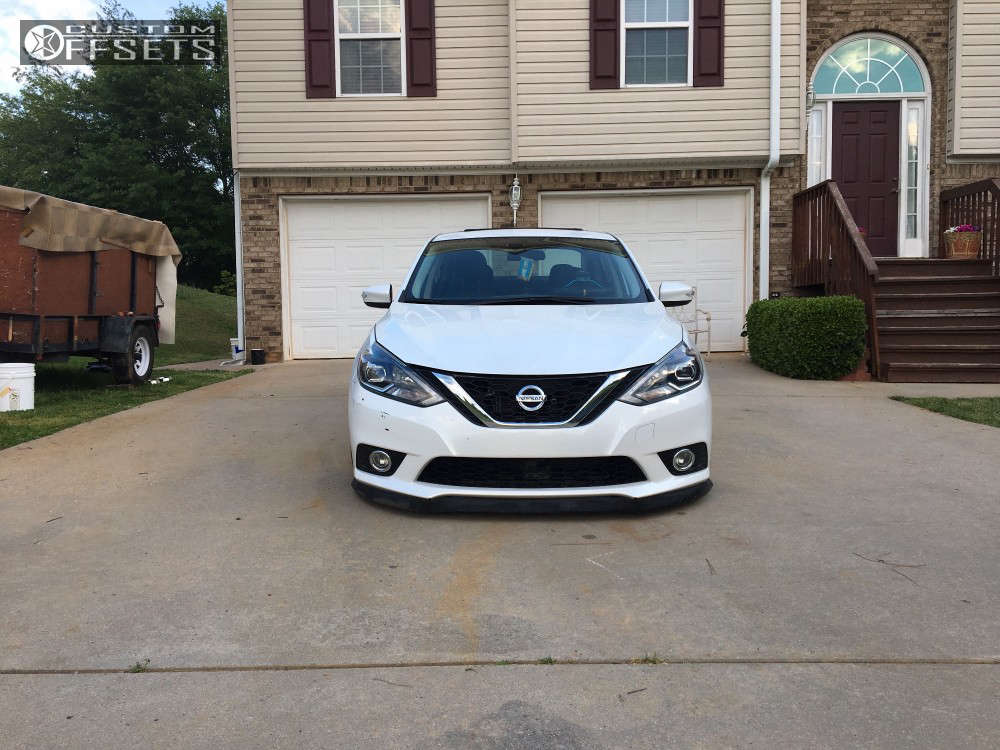 2017 Nissan Sentra with 18x9.5 35 Tracer and 215/45R18 Achilles A/t ...