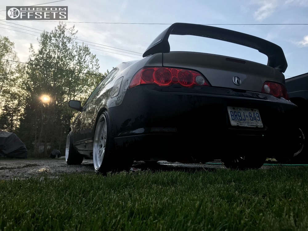 2003 Acura RSX with 18x9.5 35 Varrstoen Es7 and 225/40R18 Nankang NS-20 ...