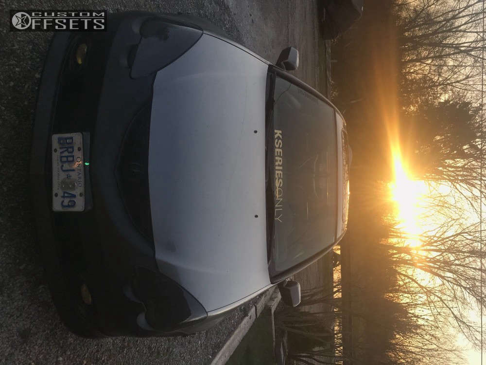 2003 Acura RSX with 18x9.5 35 Varrstoen Es7 and 225/40R18 Nankang NS-20 ...