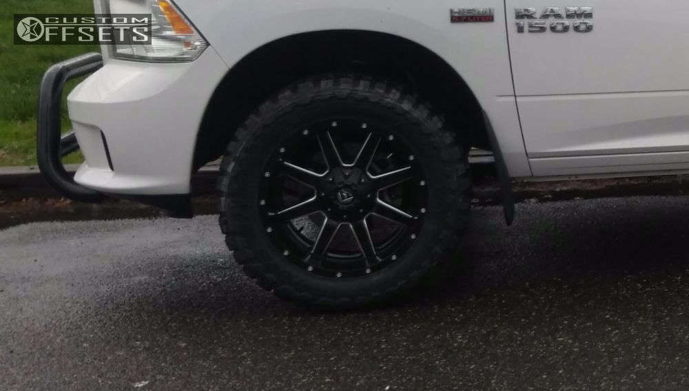 2013 Ram 1500 with 20x10 -12 Fuel Maverick and 33/12.5R20 Toyo Tires ...
