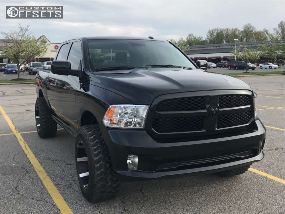 2017 Ram 1500 with 20x12 -44 Red Dirt Road Rd06 and 35/12.5R20 ...