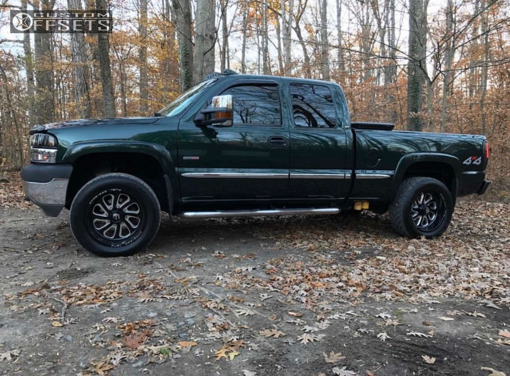 2002 GMC Sierra 2500 HD Classic with 20x10 -18 Fuel Flow and 305/50R20 ...