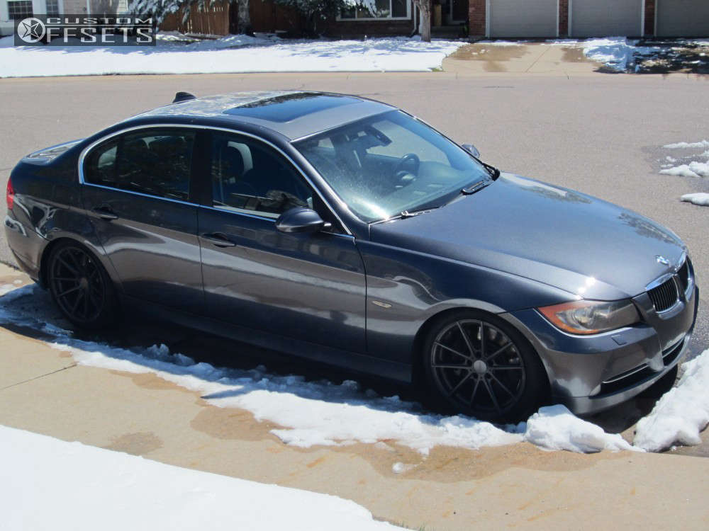 2007 BMW 335xi with 18x8.5 35 TSW Bathurst and 225/40R18 Bridgestone ...