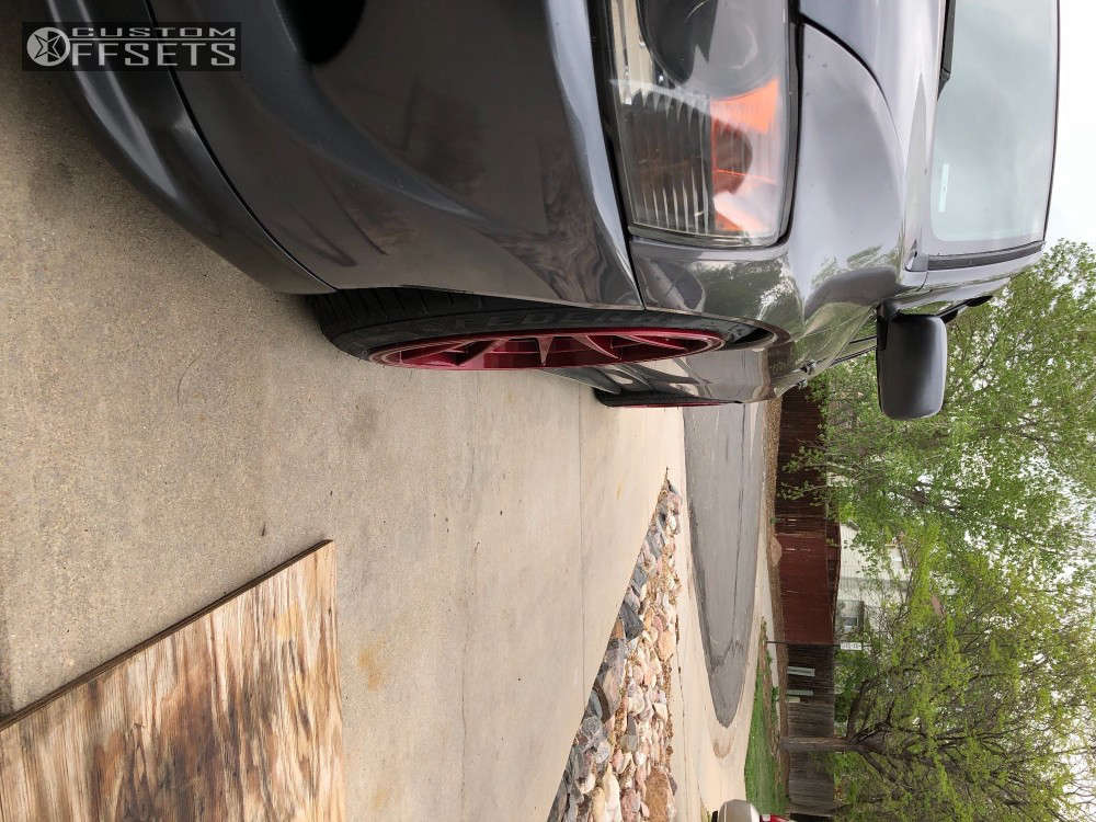 2005 Mitsubishi Lancer with 18x9.5 22 ESR Sr13 and 225/40R18 Federal ...