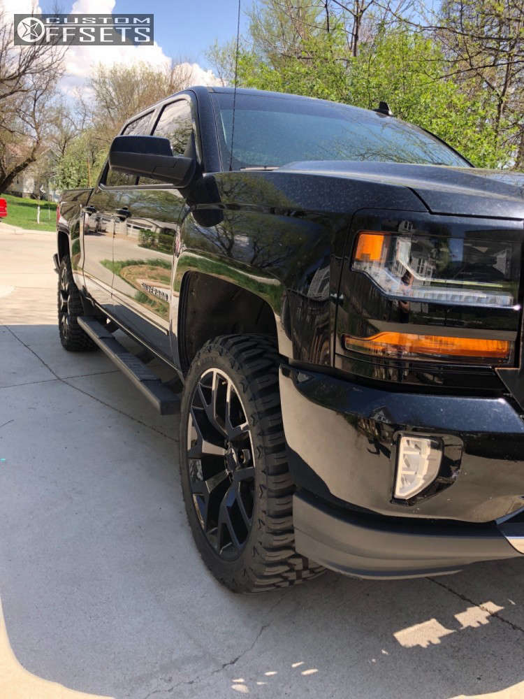 2016 Chevrolet Silverado 1500 with 24x10 31 OE Performance 169 and 35/ ...