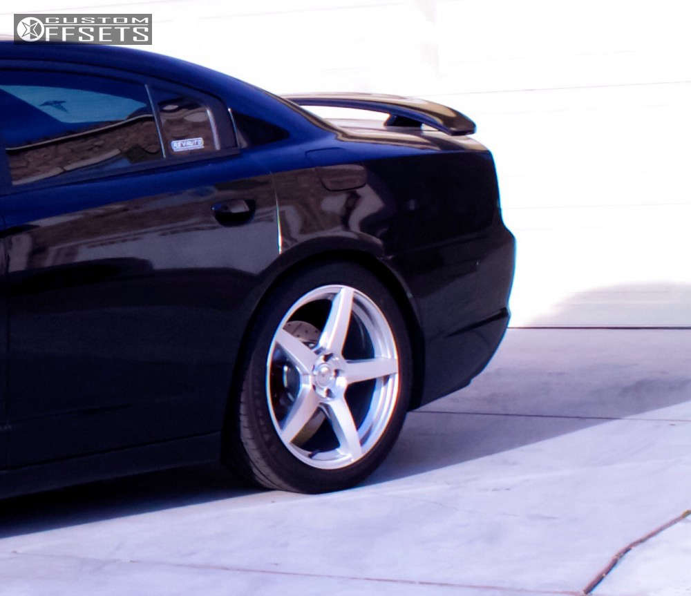 2012 Dodge Charger with 20x8.5 40 Voxx Mga and 245/45R20 Firestone All ...