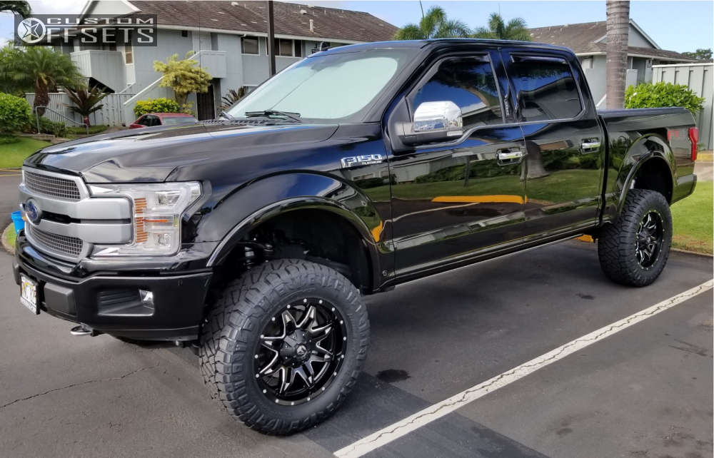 2018 Ford F-150 with 20x9 1 Fuel Lethal and 35/12.5R20 Nitto Ridge ...
