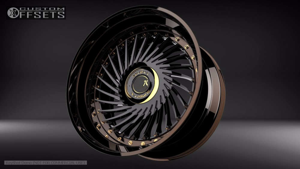 2007 Lexus GS350 with 20x10 5 SevenK Superfin 3PC and 225/35R20 Federal ...