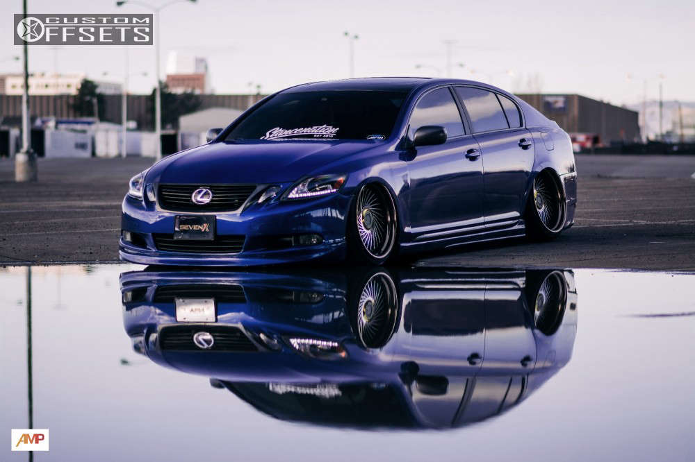 2007 Lexus GS350 with 20x10 5 SevenK Superfin 3PC and 225/35R20 Federal ...