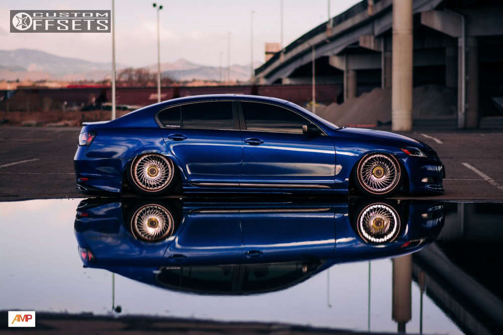 2007 Lexus GS350 with 20x10 5 SevenK Superfin 3PC and 225/35R20 Federal ...