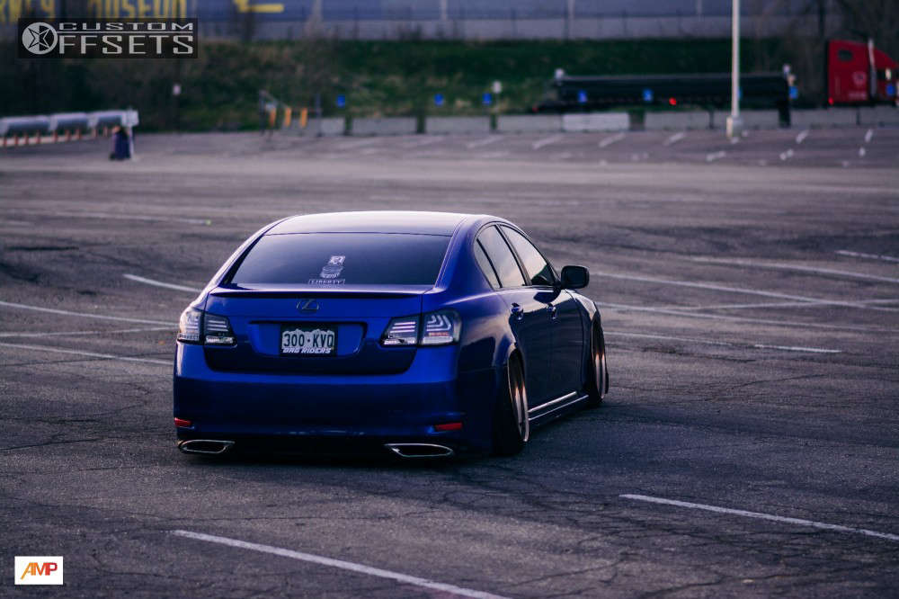 2007 Lexus GS350 with 20x10 5 SevenK Superfin 3PC and 225/35R20 Federal ...