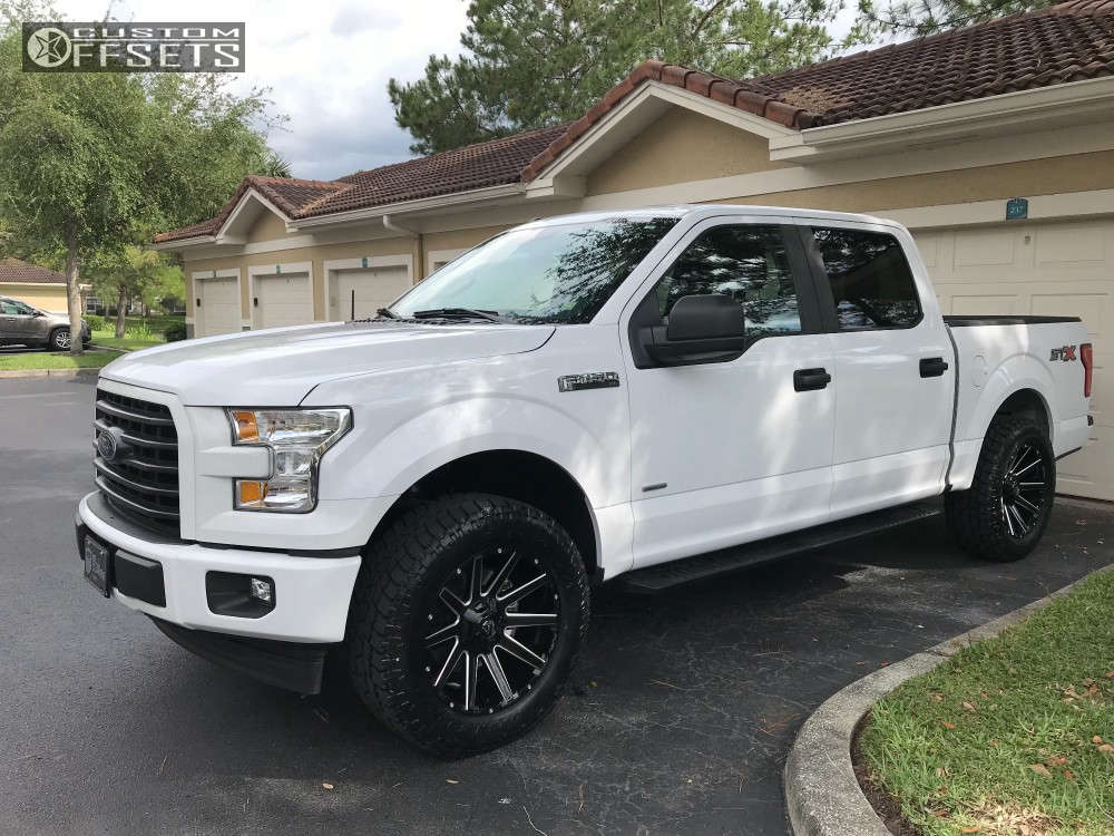 2017 Ford F-150 with 20x9 1 Fuel Contra and 285/60R20 Toyo Tires Open ...