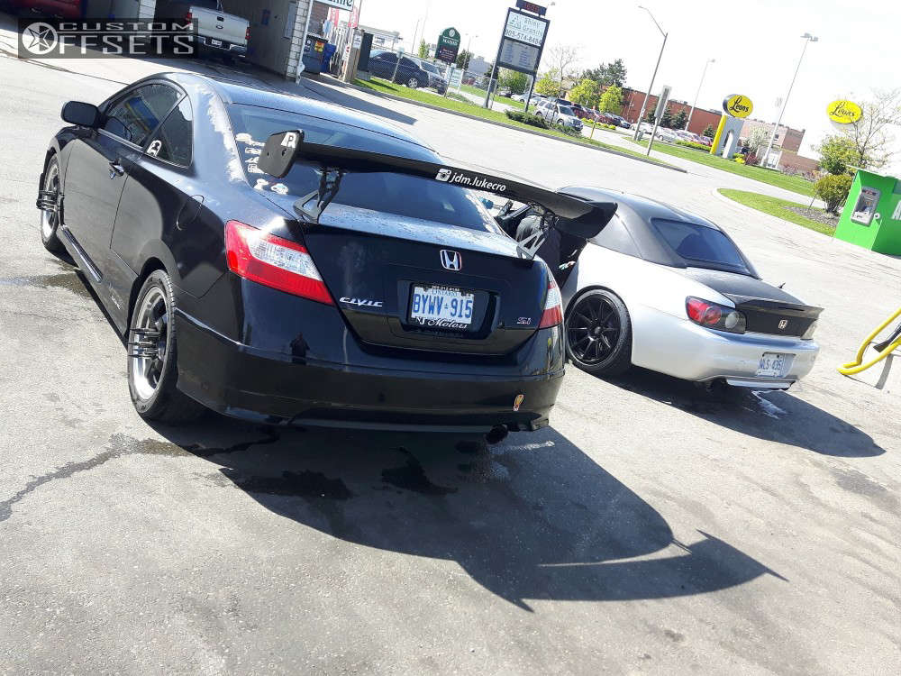 Js Racing FRP Front Wing Spoiler Honda Civic FG2 2006-2011 AH-G1-F ...