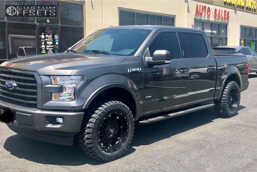2017 Ford F-150 with 20x10 -24 Fuel Hostage and 33/12.5R20 RBP Repulsor ...
