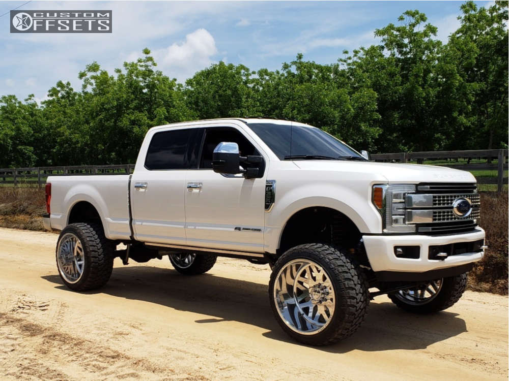 2017 Ford F-350 Super Duty with 26x16 -101 American Force Evo Ss and 38 ...