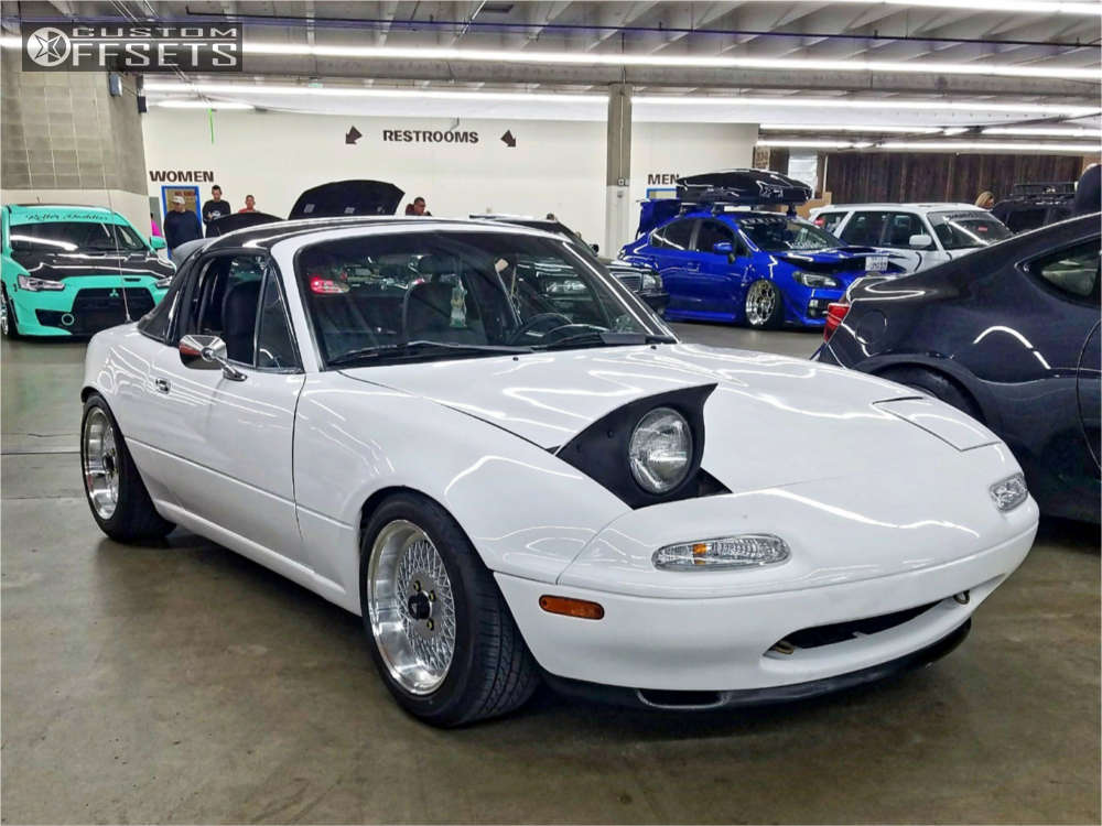 1992 Mazda MX-5 Miata with 15x8 25 Enkei Enkei92 and 205/50R15 Toyo ...