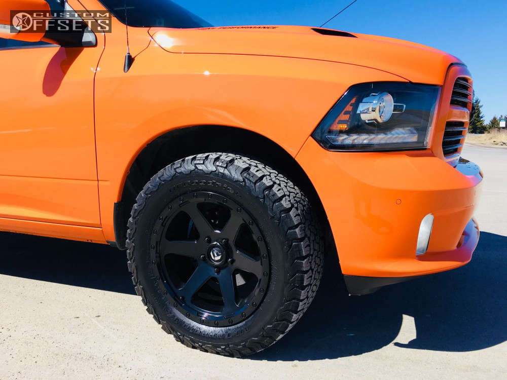 2017 Dodge Ram 1500 with 20x9 1 Fuel Ripper and 305/55R20 BFGoodrich ...