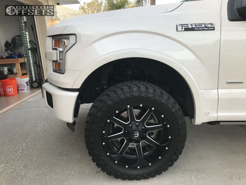 2015 Ford F-150 with 20x10 -12 Fuel Maverick D538 and 33/12.5R20 Atturo ...