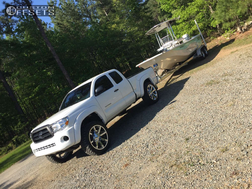 2006 Toyota Tacoma with 22x9.5 15 KMC Slide and 33/12.5R22 Mile King ...