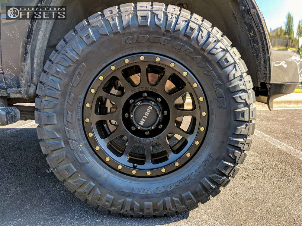 2014 Ram 2500 with 18x9 -12 Method Nv and 35/12.5R18 Nitto Ridge ...