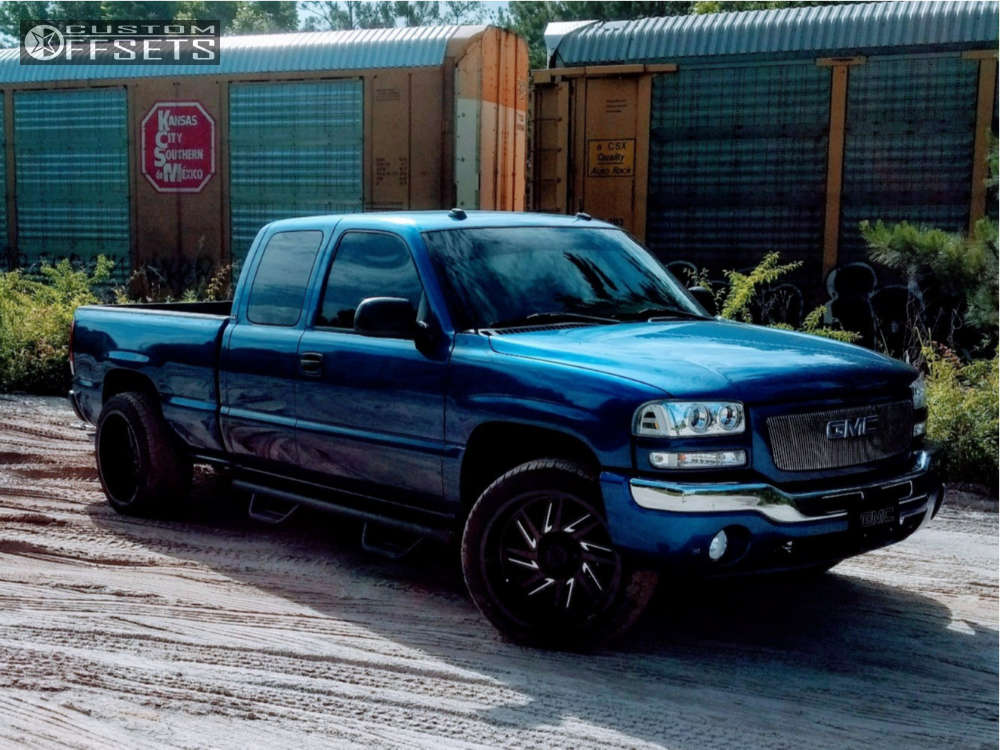 2004 GMC Sierra 1500 with 22x12 -44 Gear Off-Road Hacksaw and 305/40R22 ...