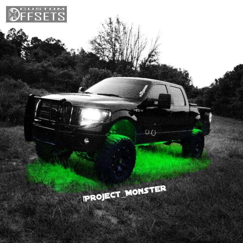 2013 Ford F-150 with 20x9 -12 Dropstars Monster and 37/13.5R20 Nitto ...