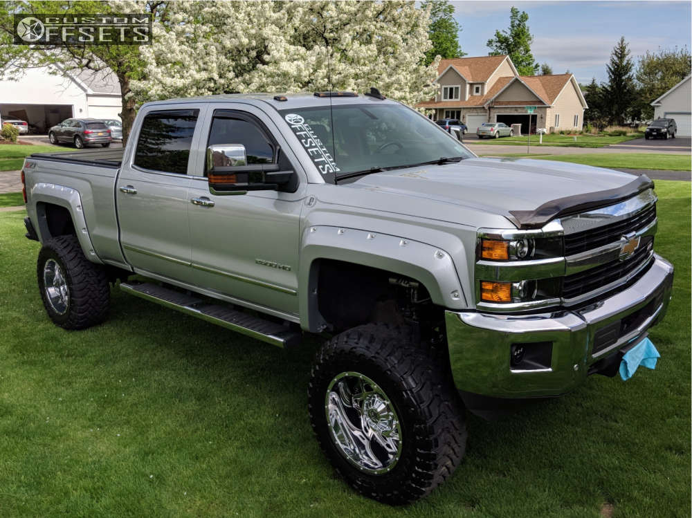 2015 Chevrolet Silverado 2500 HD with 20x12 -44 Dropstars 652v and 37/ ...
