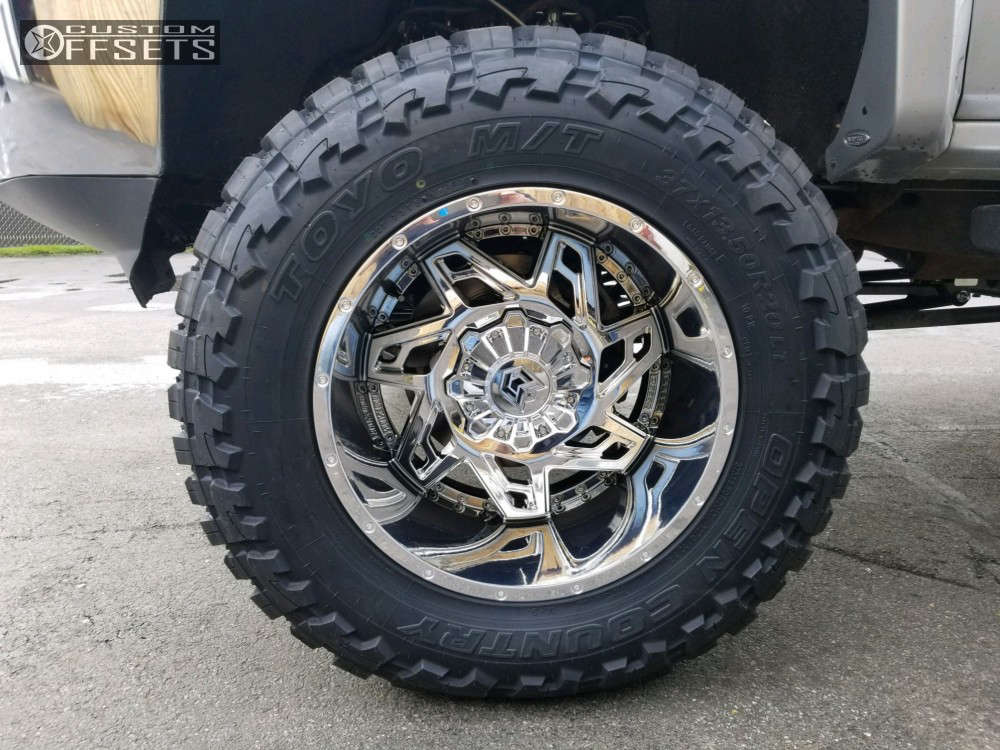 2015 Chevrolet Silverado 2500 HD with 20x12 -44 Dropstars 652v and 37/ ...