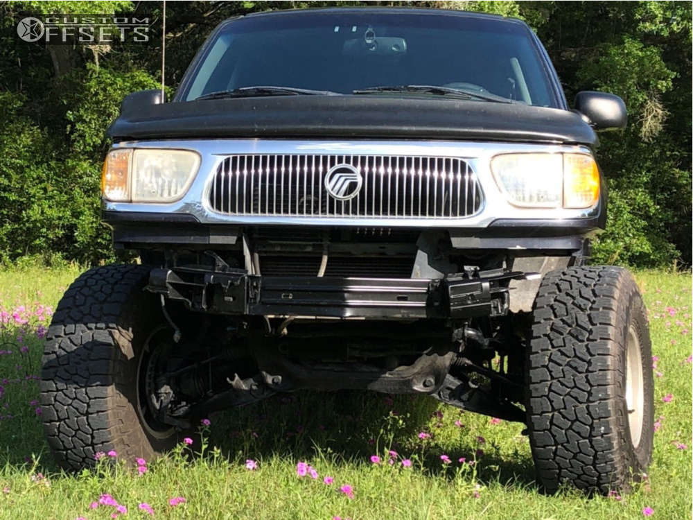 2000 Mercury Mountaineer with 15x10 -43 American Racing Baja and 33/12 ...