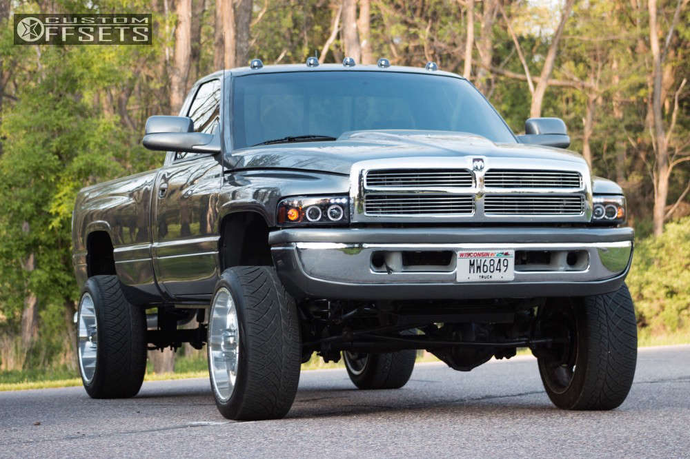1994 Dodge Ram 2500 with 22x12 -40 American Force Elite SS and 305 ...