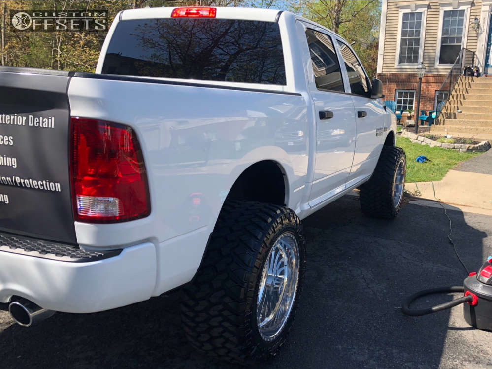 2017 Ram 1500 with 22x14 -73 American Force Burnout SS and 375/45R22 ...
